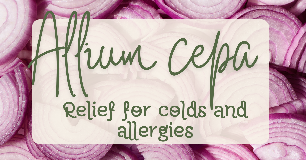 Allium Cepa: Homeopathic Relief for Colds & Allergies - Emily Frye ...