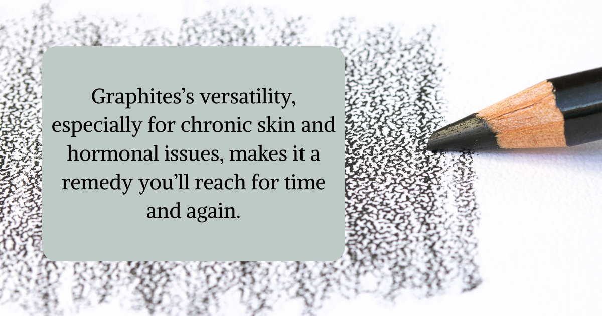 Homeopathic Graphites: For the Skin & More - Emily Frye Homeopathy